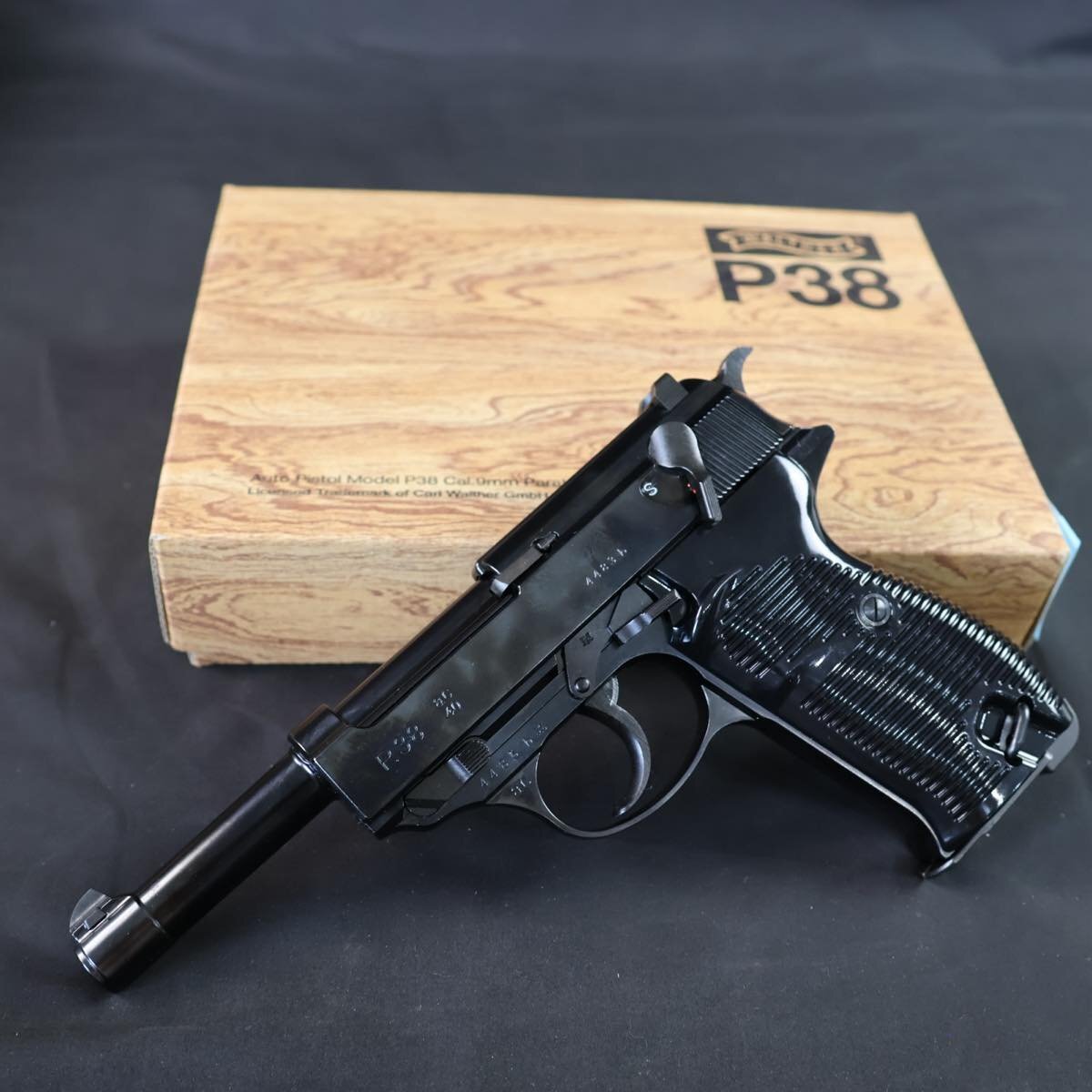 Yahoo!オークション - マルゼン ワルサー P38 ac40 ブラックメタル ガ...