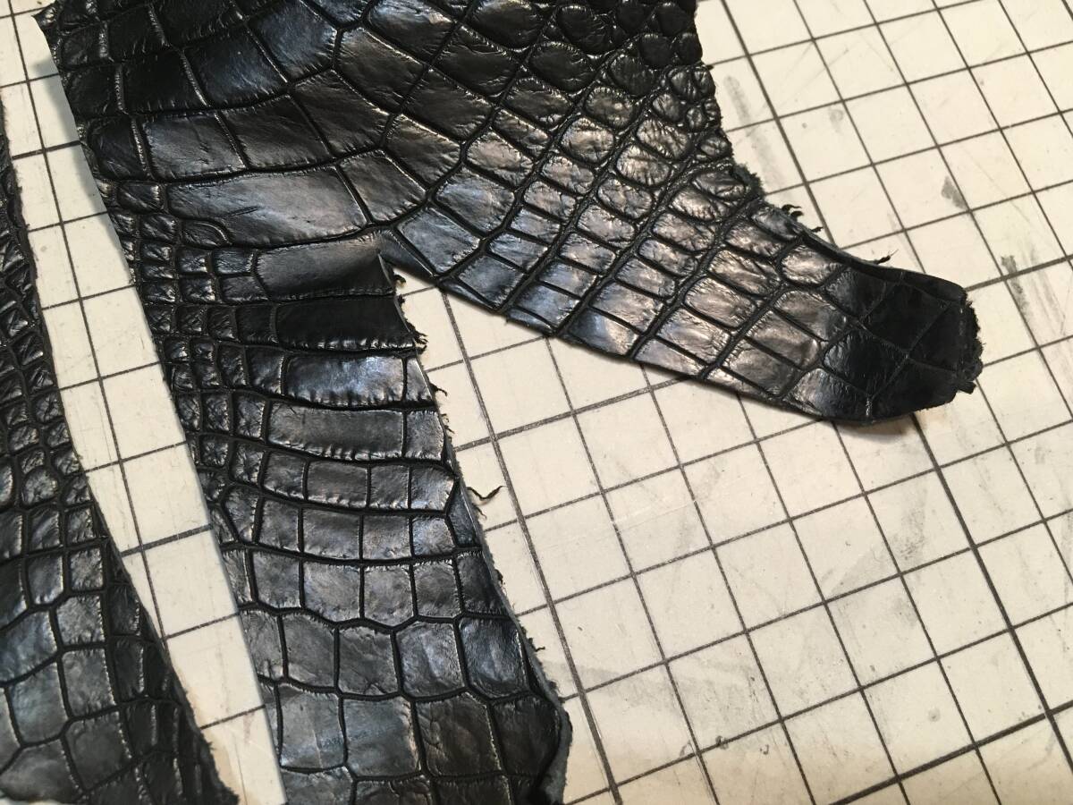 Yahoo!オークション - CR4-98 マットブラック最高級ポロサスクロコダイ...