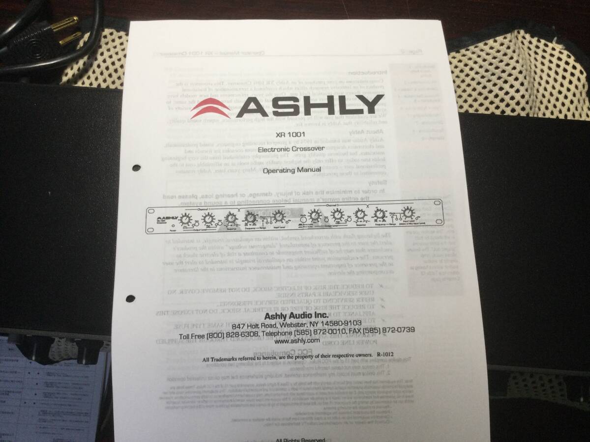 Yahoo!オークション - ASHLY チャンネルデバイダー XR1001 USA製造品 ...