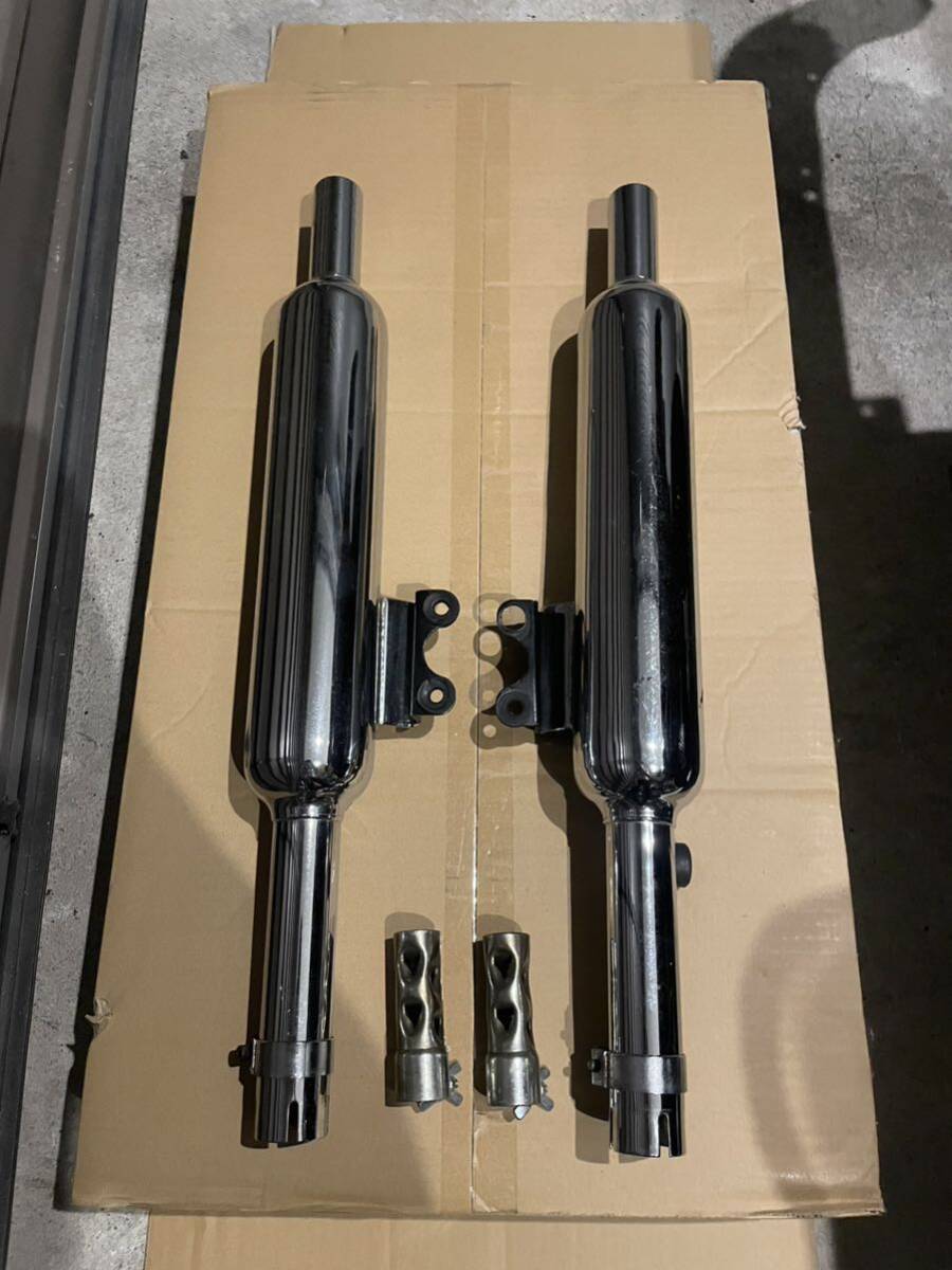 posh キャプトン スリップオン マフラー w650 w400用 カワサキ(マフラー本体（社外）)｜売買されたオークション情報、yahooの商品情報をアーカイブ公開 - オークファン ...