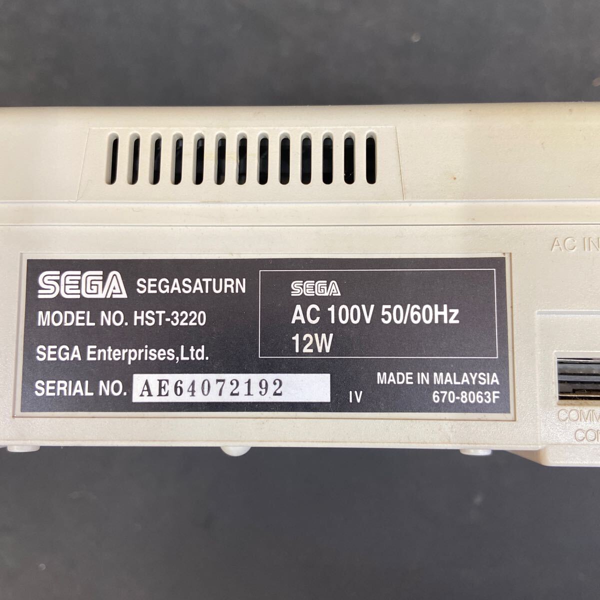 G752 SEGASATURN 本体 通電確認済み 動作未確認 SEGA セガサターン SS ゲーム機 本体のみ 保管品 現状品(本体、アクセサリー)｜売買されたオークション情報、yahooの ...