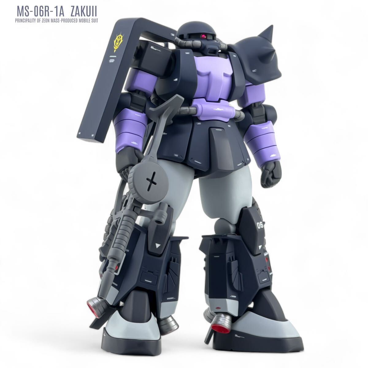 Yahoo!オークション - HG 1/144 MS-06R-1A 黒い三連星ザク 塗装済 完成...