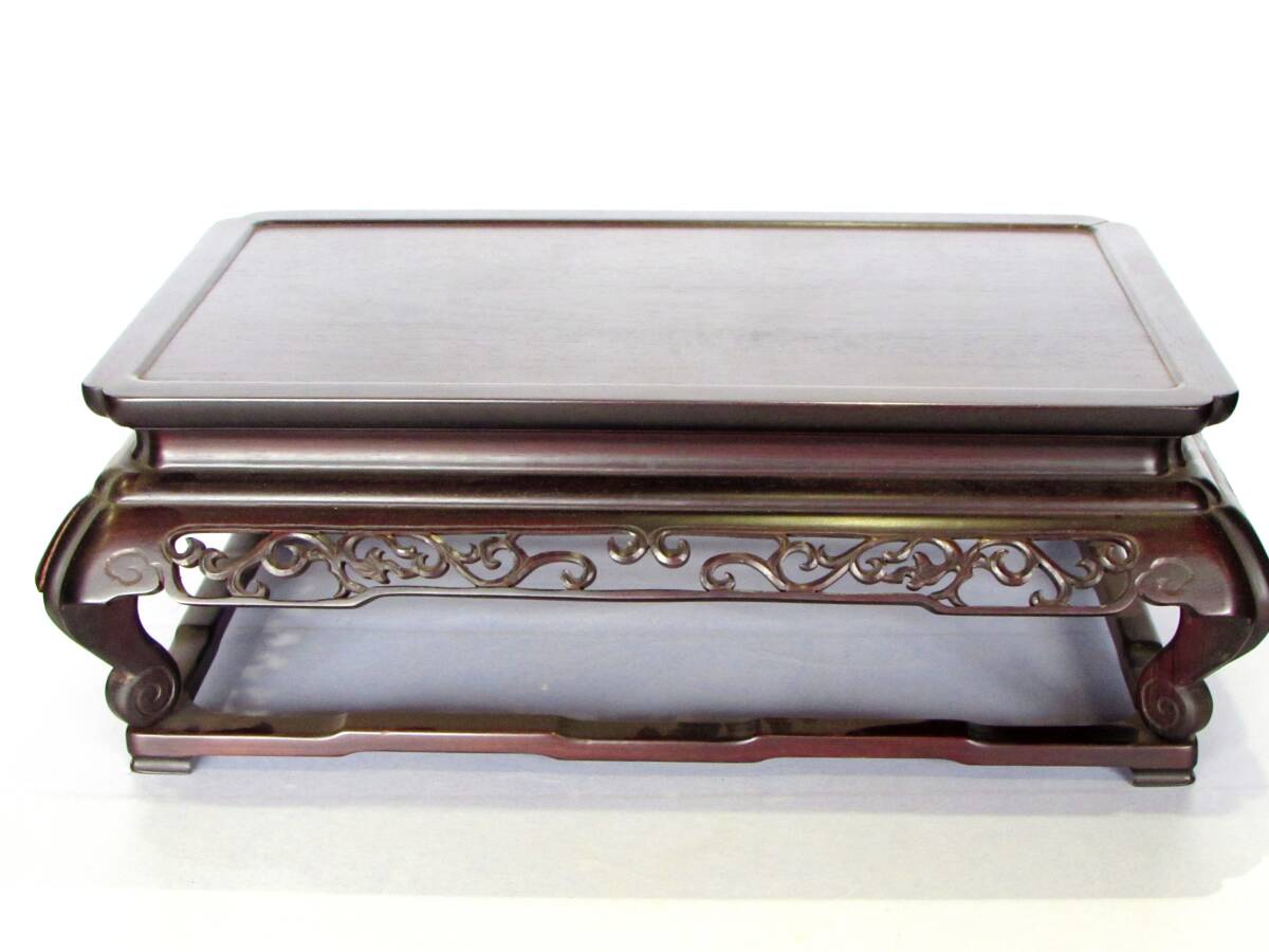 集 唐木 唐草透かし猫足 花台 58cm×41cm 大花台(木工、竹工芸)｜売買されたオークション情報、yahooの商品情報をアーカイブ公開 - オークファン（aucfan.com）