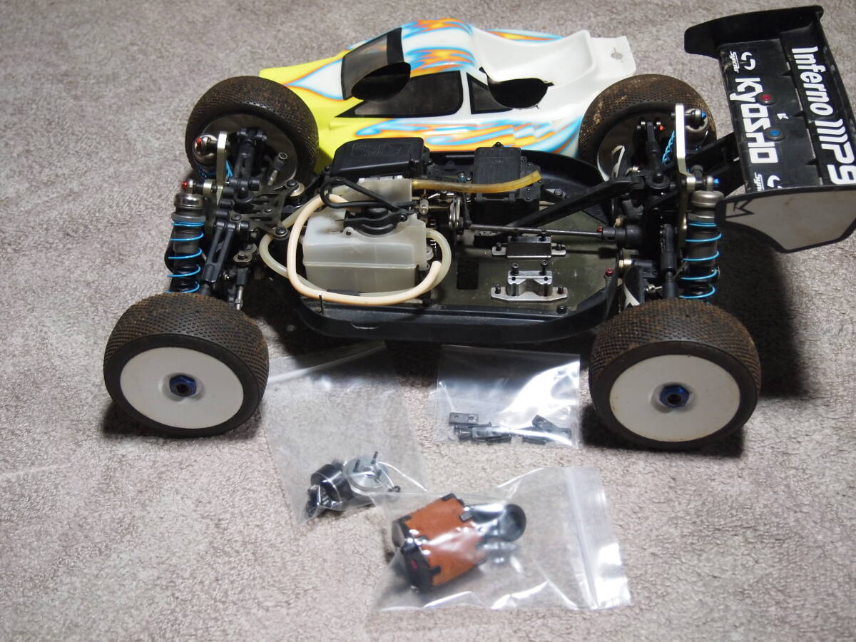 Yahoo!オークション - 京商 インファーノmp9 TKI4 1/8GPレーシングバギ...