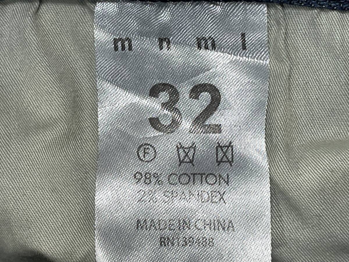 Yahoo!オークション - mnml ミニマル M12 STRETCH DENIM W32 (約88cm W...