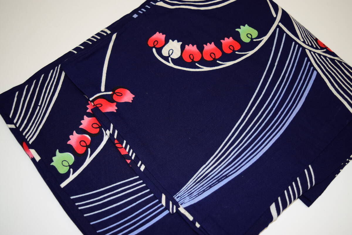 Yahoo!オークション - 【きものや】W135 すべて木綿浴衣 美品 本染め ...