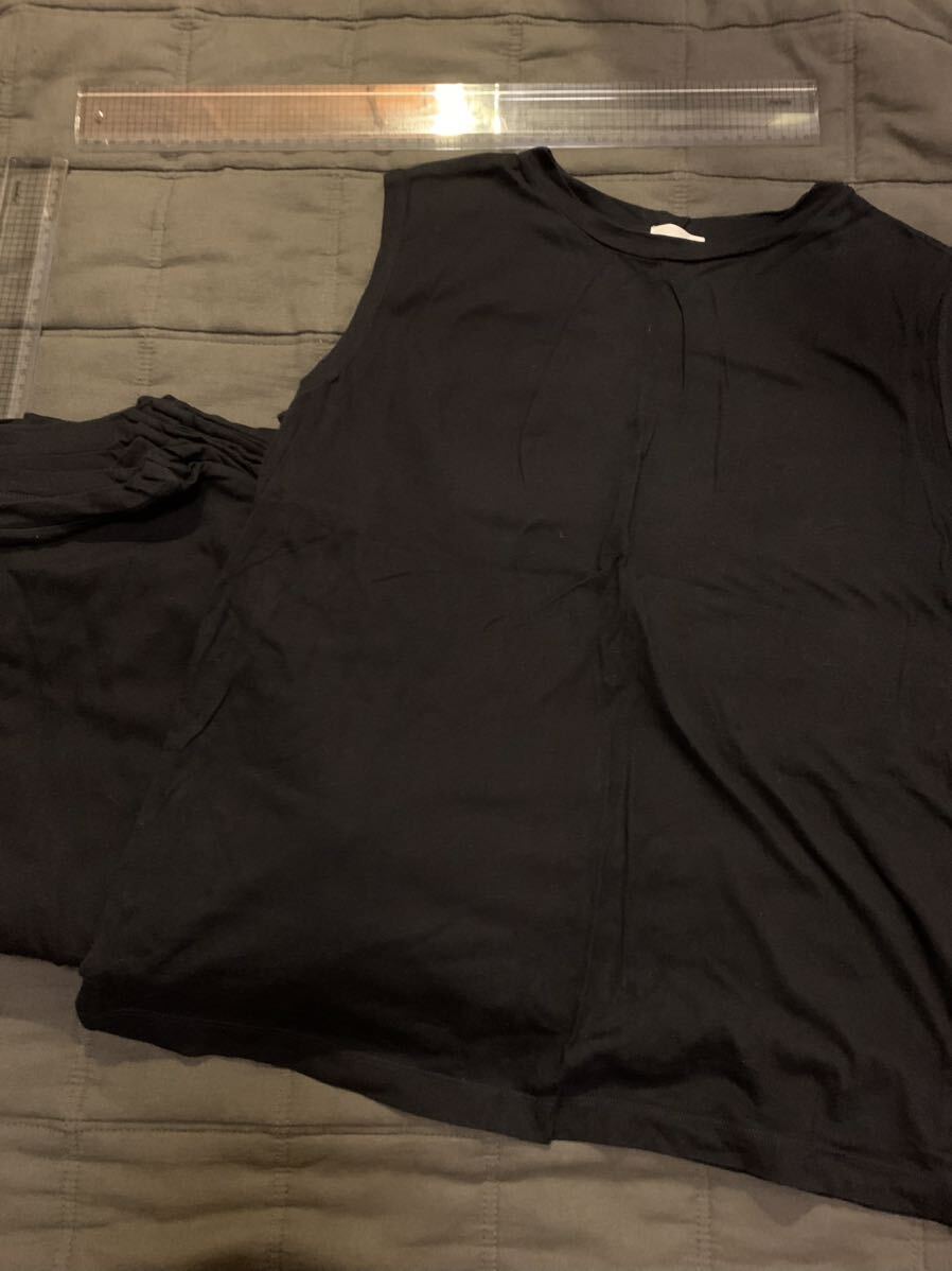 Yahoo!オークション - タンクトップ 黒 GU XLサイズ8枚セット