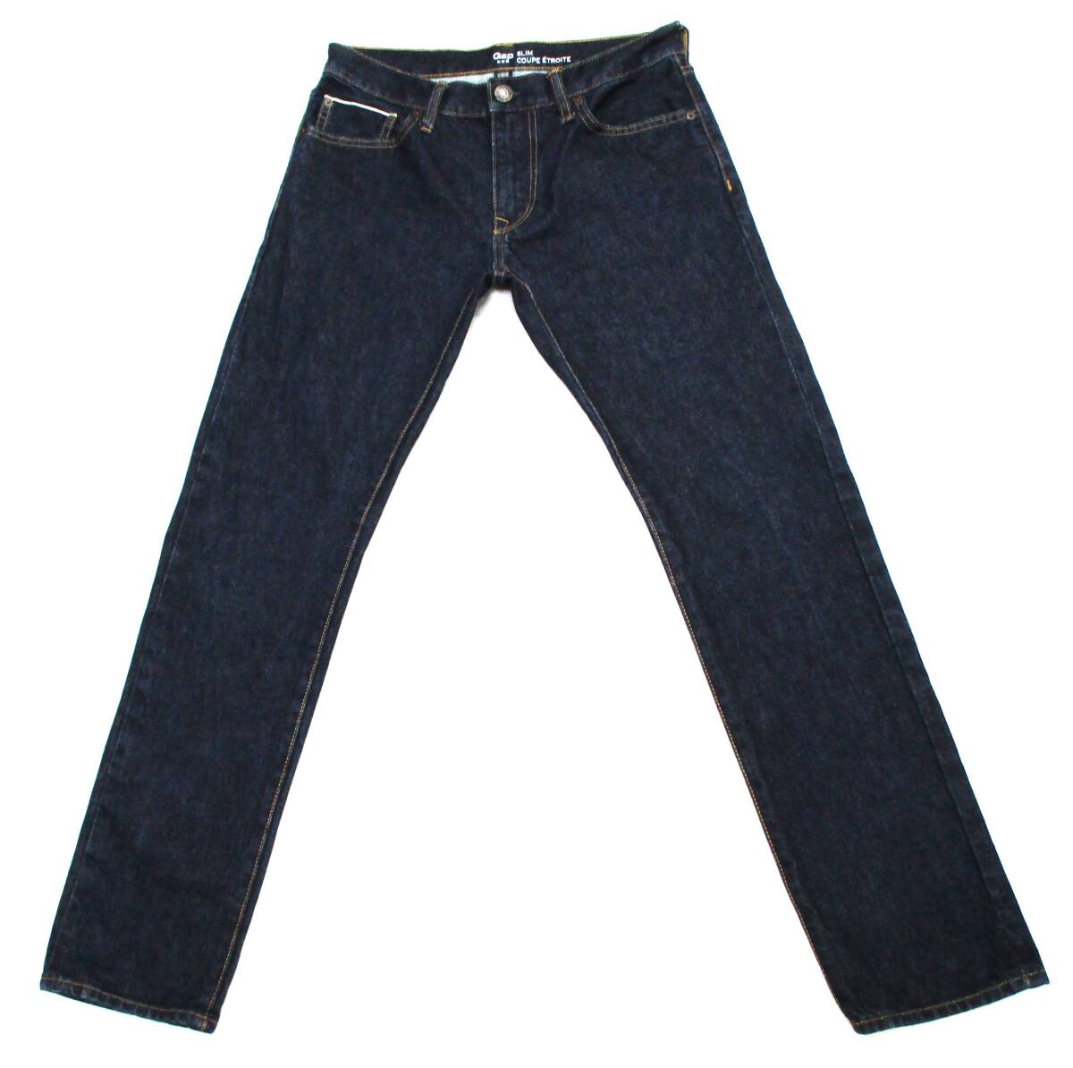 Yahoo!オークション - 赤耳 GAP SLIM FIT COUPE ETROITE W30（76C...