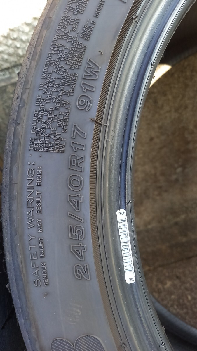 Yahoo!オークション - BS 71 RS 245/40 R17 4本 中古