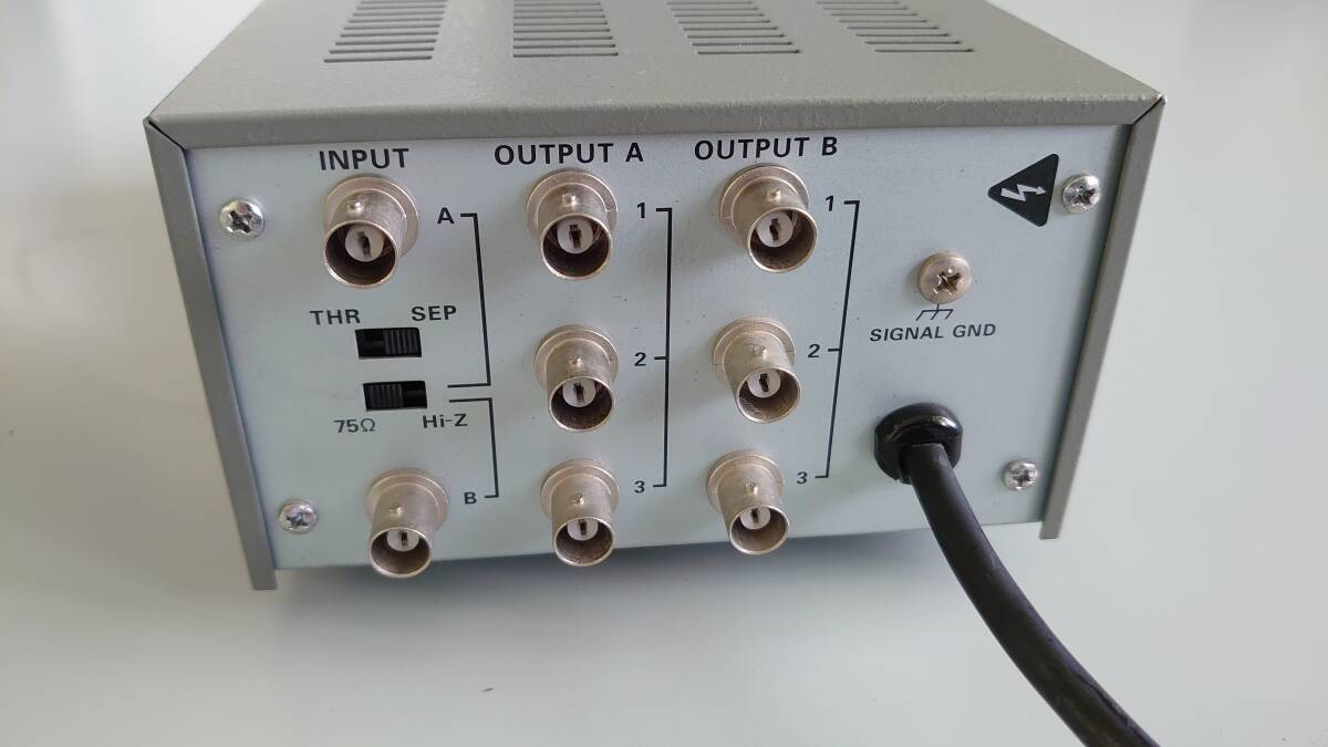 Yahoo!オークション - ビデオ分配器 WJ-300C ・両端BNCケーブル5c2v...