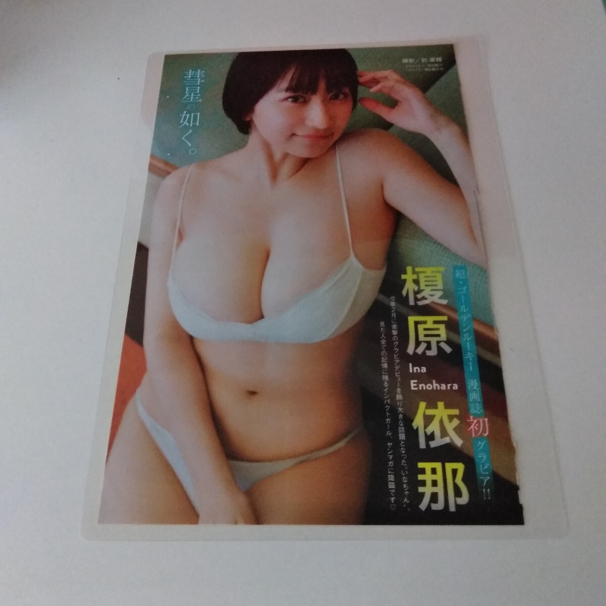 Yahoo!オークション - ほ-038『雑誌グラビア ラミネート加工』『榎原依...