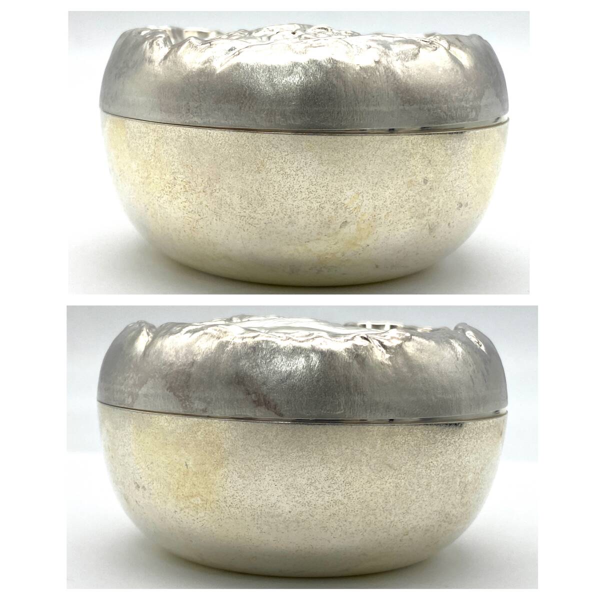 Yahoo!オークション - TY1378 【銀製 刻印あり】ボンボニエール 総重量...