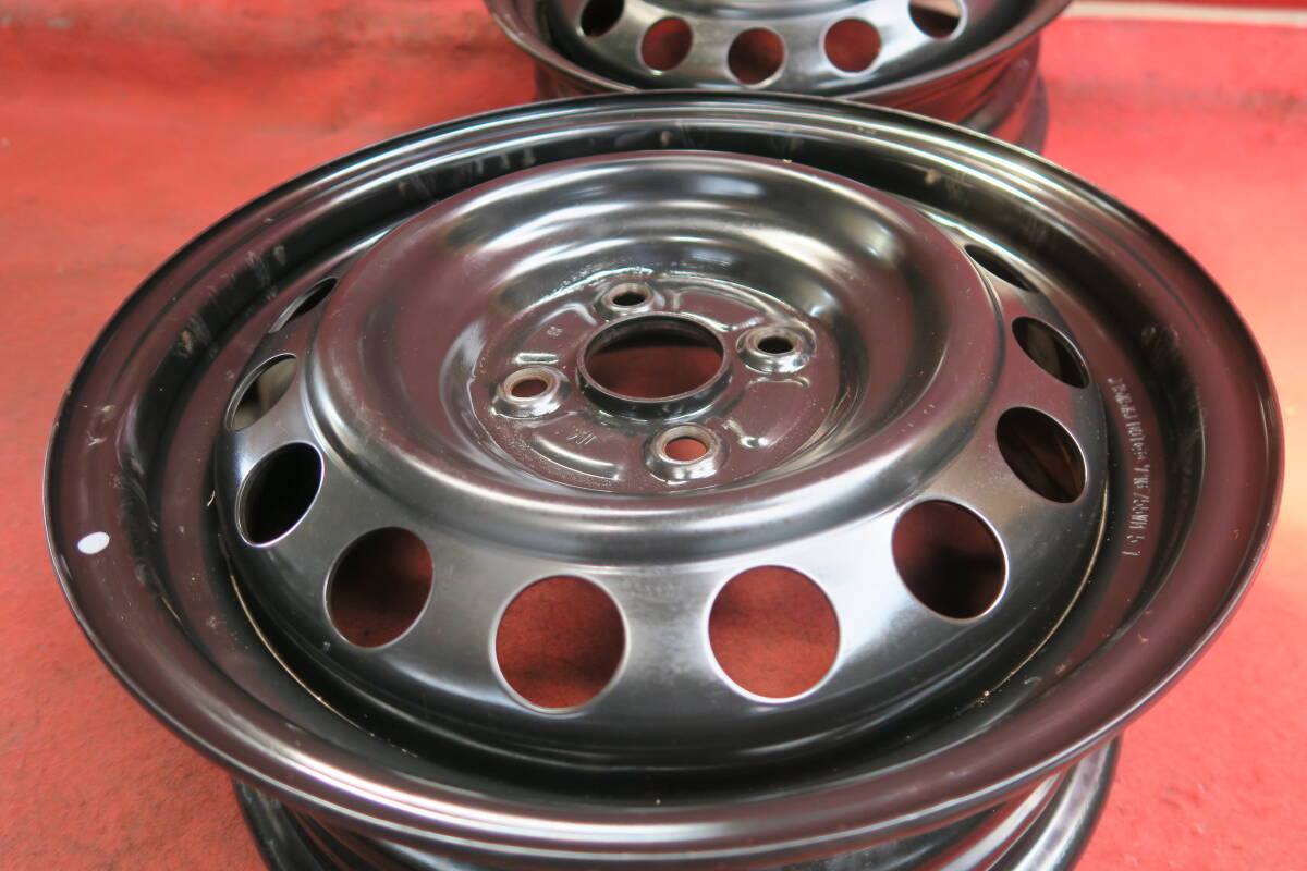 Yahoo!オークション - 【H718】 スチール ホイール 4本 TOYOTA トヨタ ...