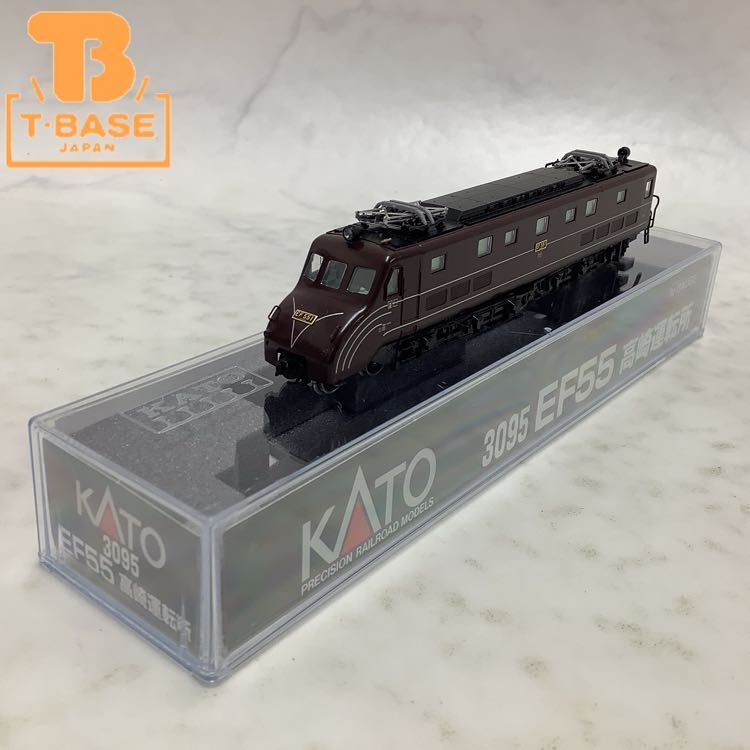 Yahoo!オークション - 1円〜 動作確認済み KATO Nゲージ 3095 EF55 高...
