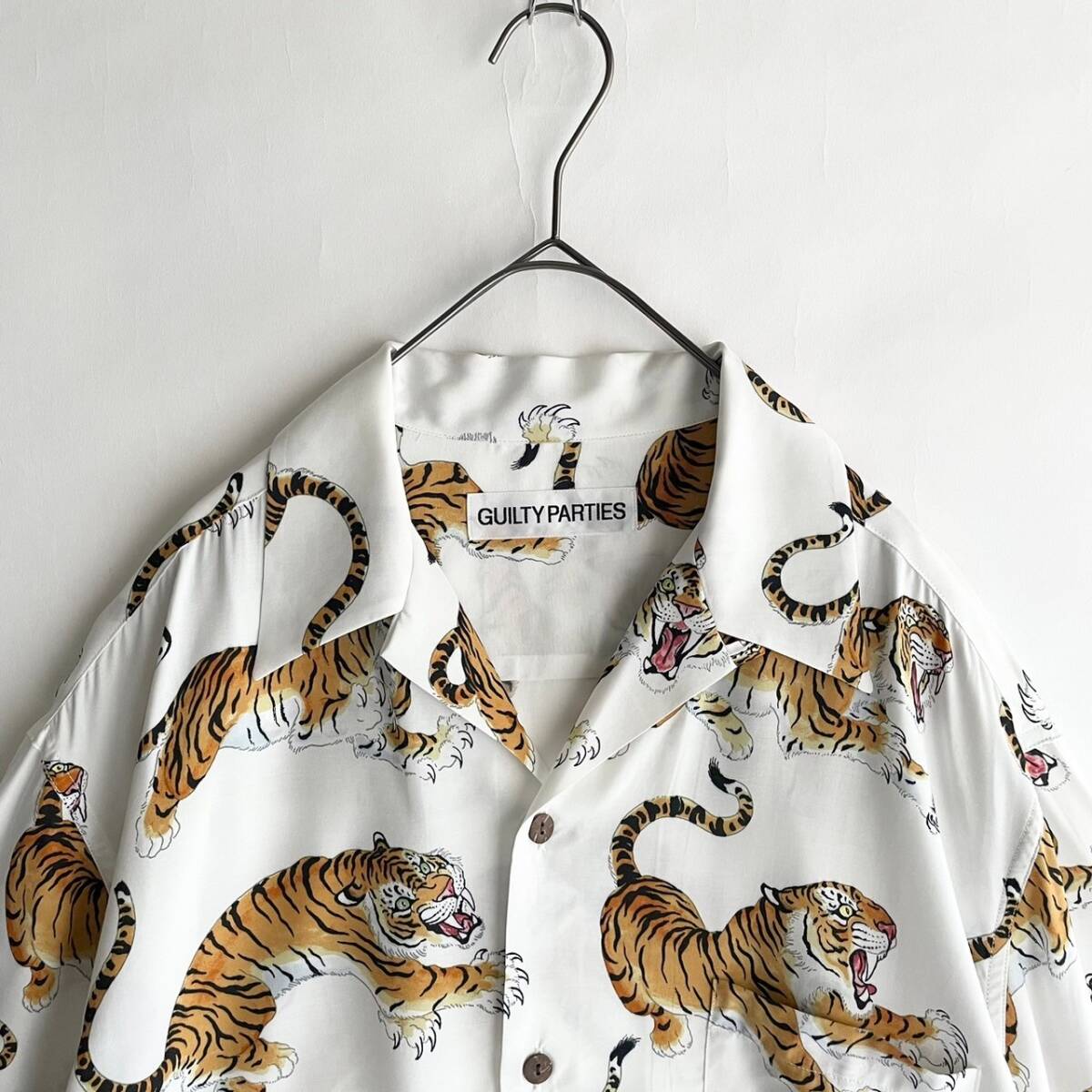 極美品】WACKO MARIA ハワイアンシャツ 虎柄 TIM LEHI 極美品】WACKO MARIA ハワイアンシャツ 虎柄 TIM LEHI