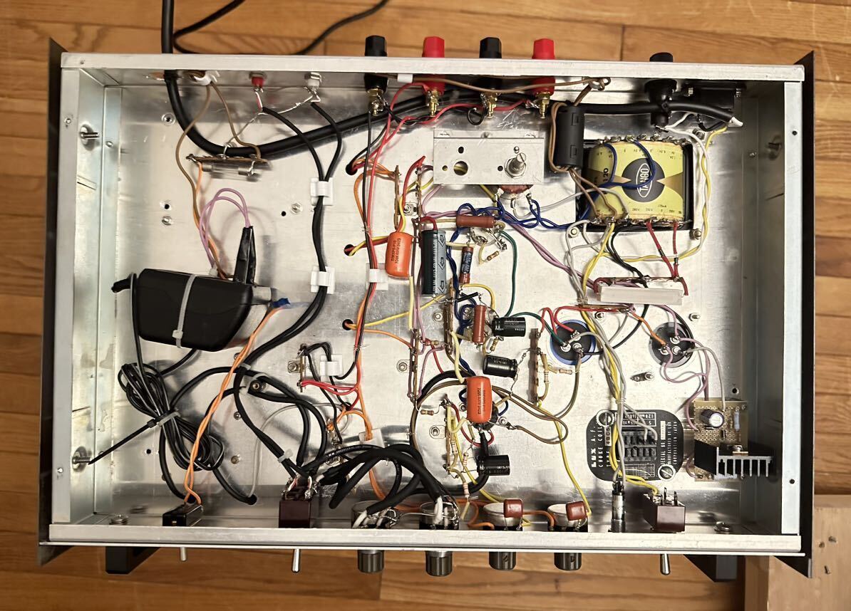 Yahoo!オークション - 6AR5真空管アンプ 2系統入力 左右独立高域調整VR...