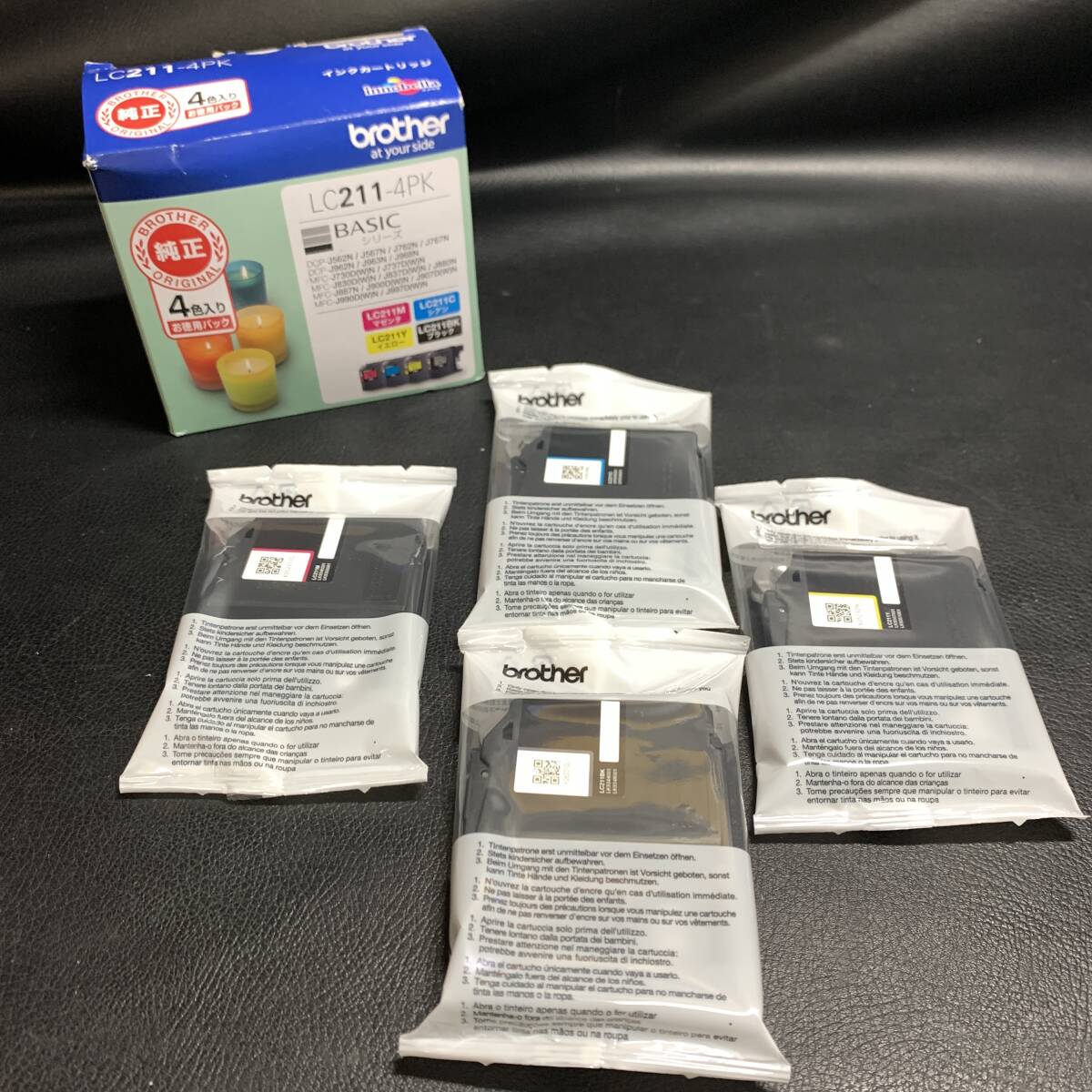 Yahoo!オークション - 【純正品】brother インクカートリッジ LC211-4P...