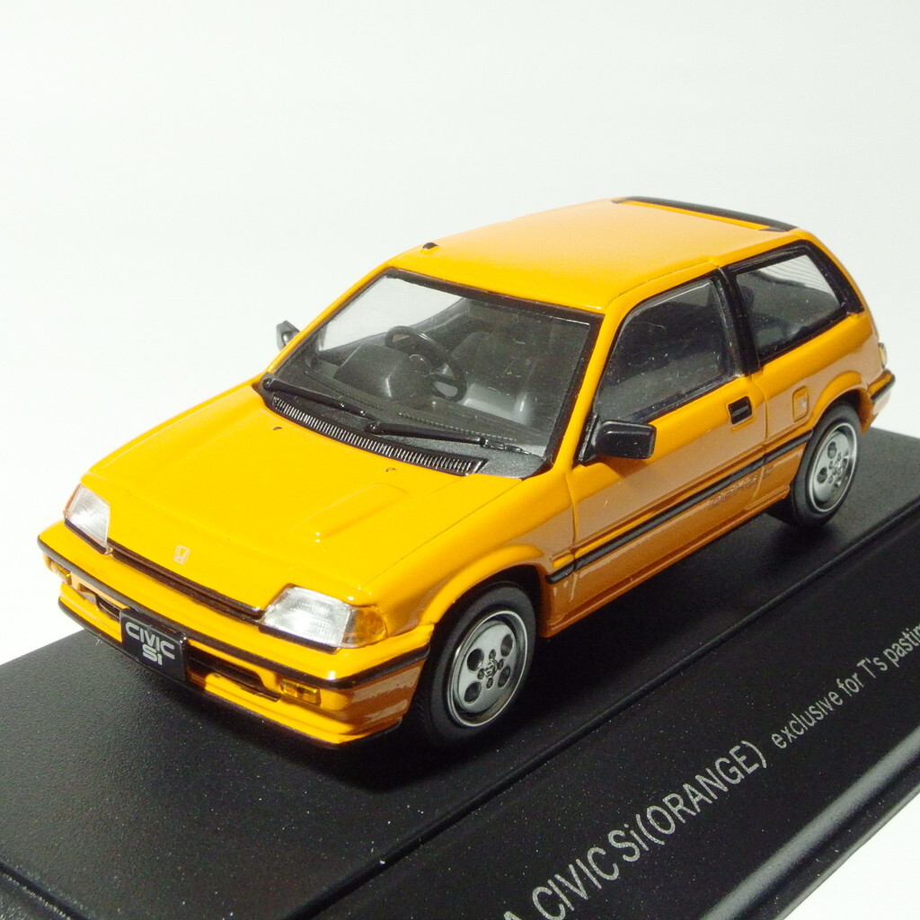 Yahoo!オークション - SAPI 1/43 ホンダ シビック (AT型) Si オレンジ...