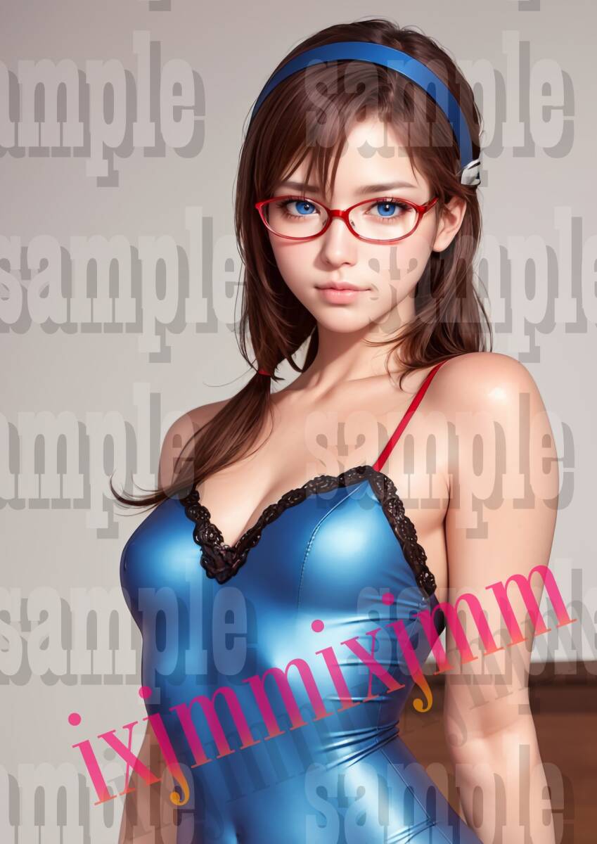 Yahoo!オークション - A4 イラスト ポスター ファン 真希波・マリ・イ...