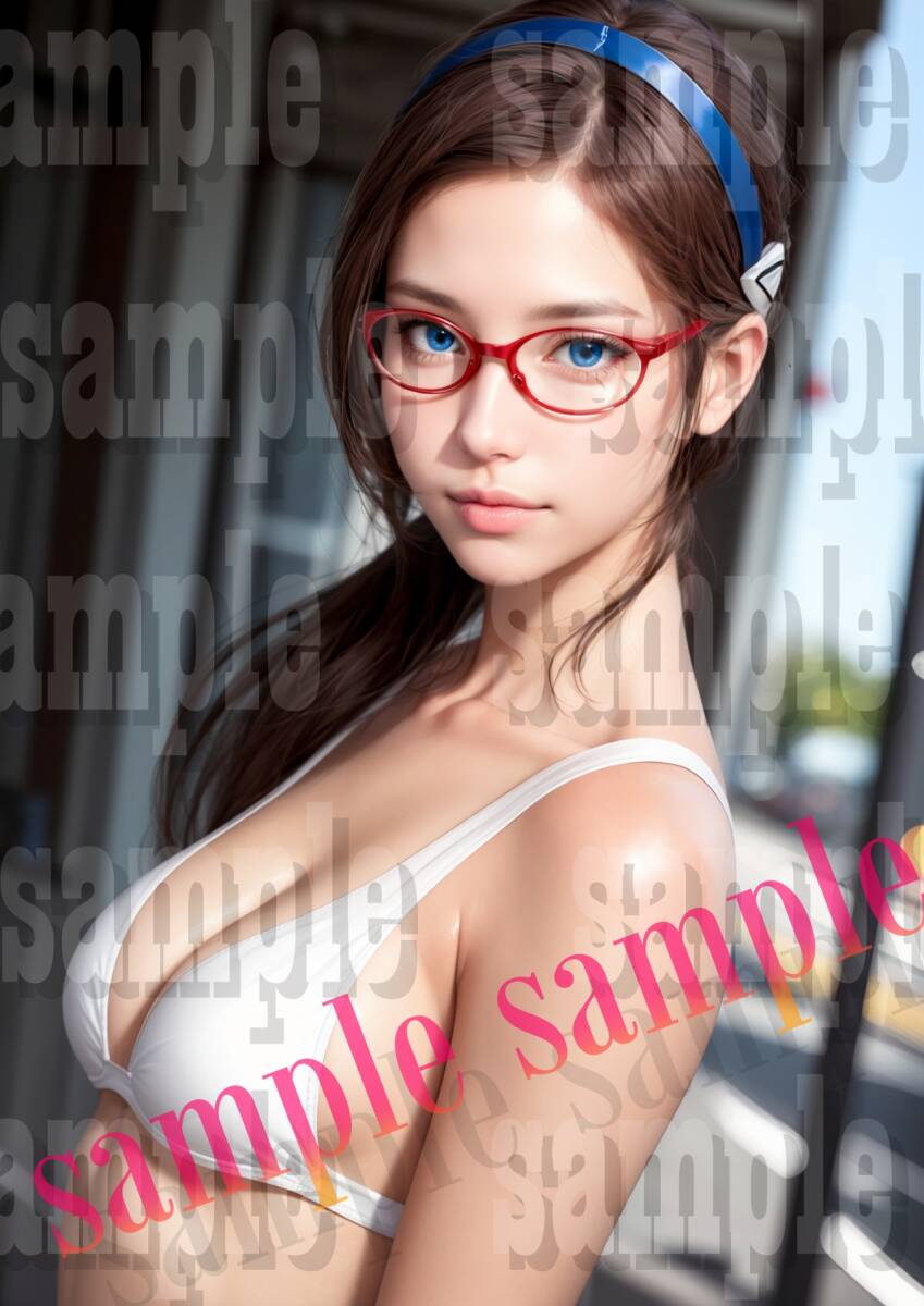 Yahoo!オークション - A4 ポスター イラスト 真希波・マリ・イラストリ...