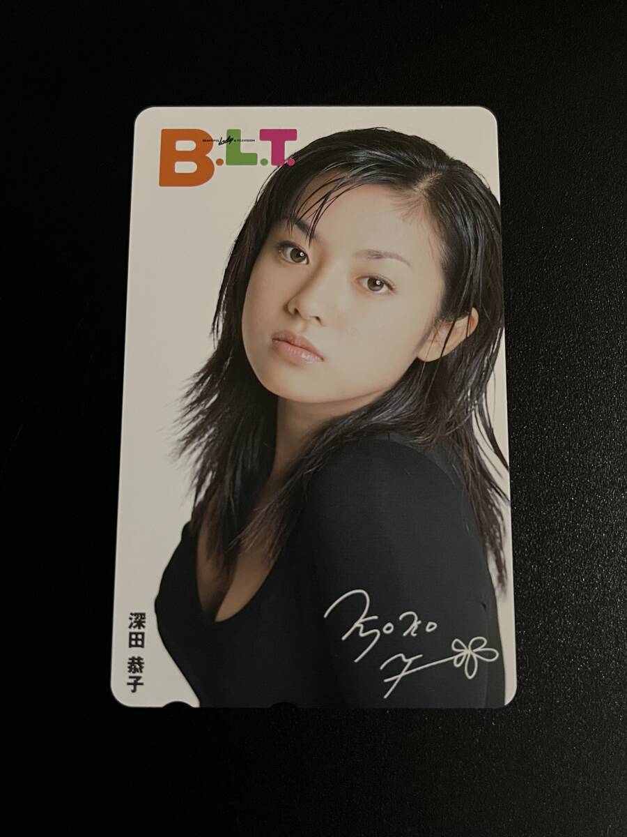 Yahoo!オークション - 深田恭子 テレカ BLT