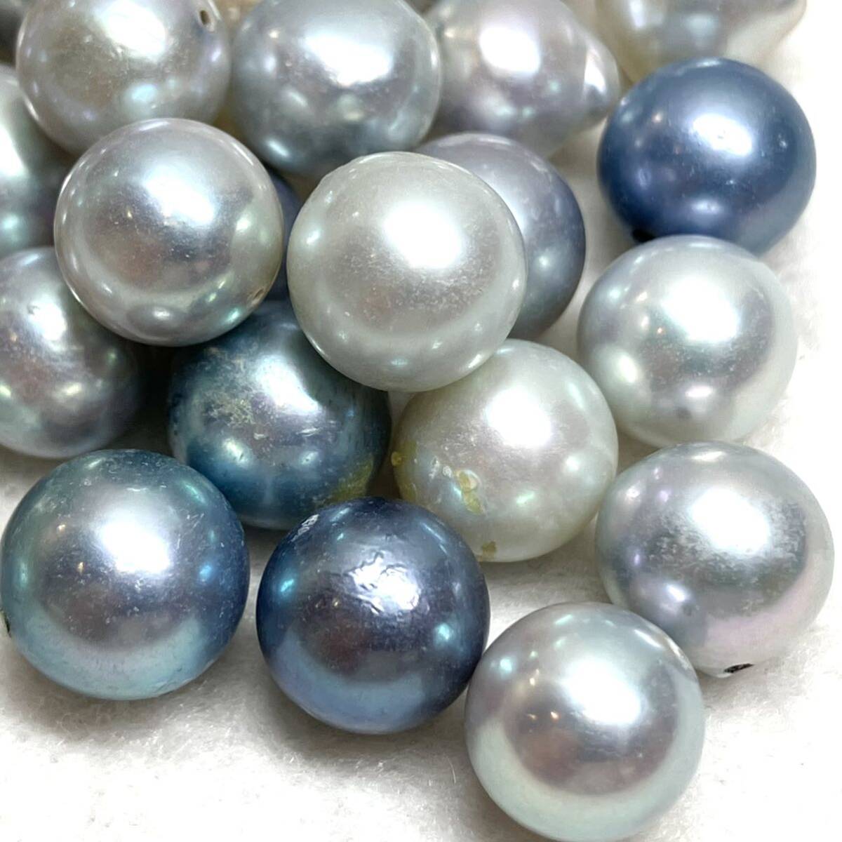 Yahoo!オークション - アコヤ本真珠おまとめ s 49.9g/249.5ct ルース ...