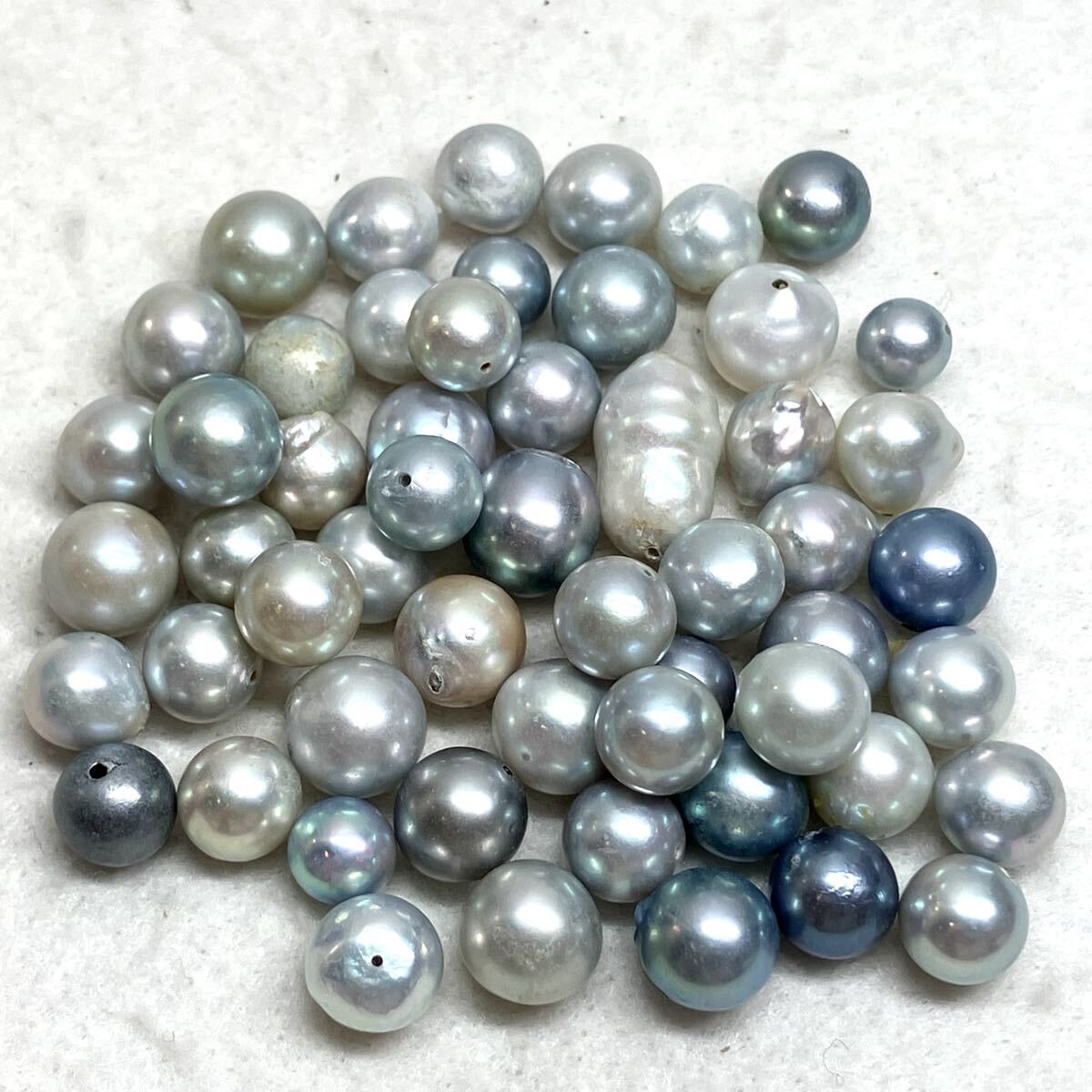 Yahoo!オークション - アコヤ本真珠おまとめ s 49.9g/249.5ct ルース ...
