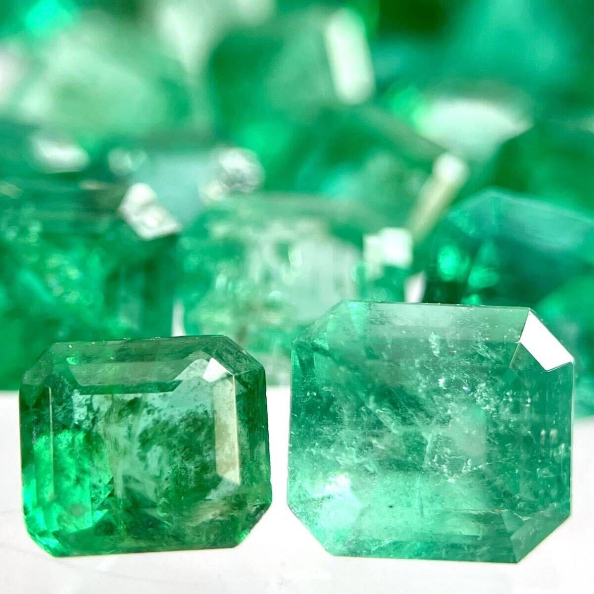 Yahoo!オークション - 天然エメラルドおまとめ26ct s ルース 裸石 宝...