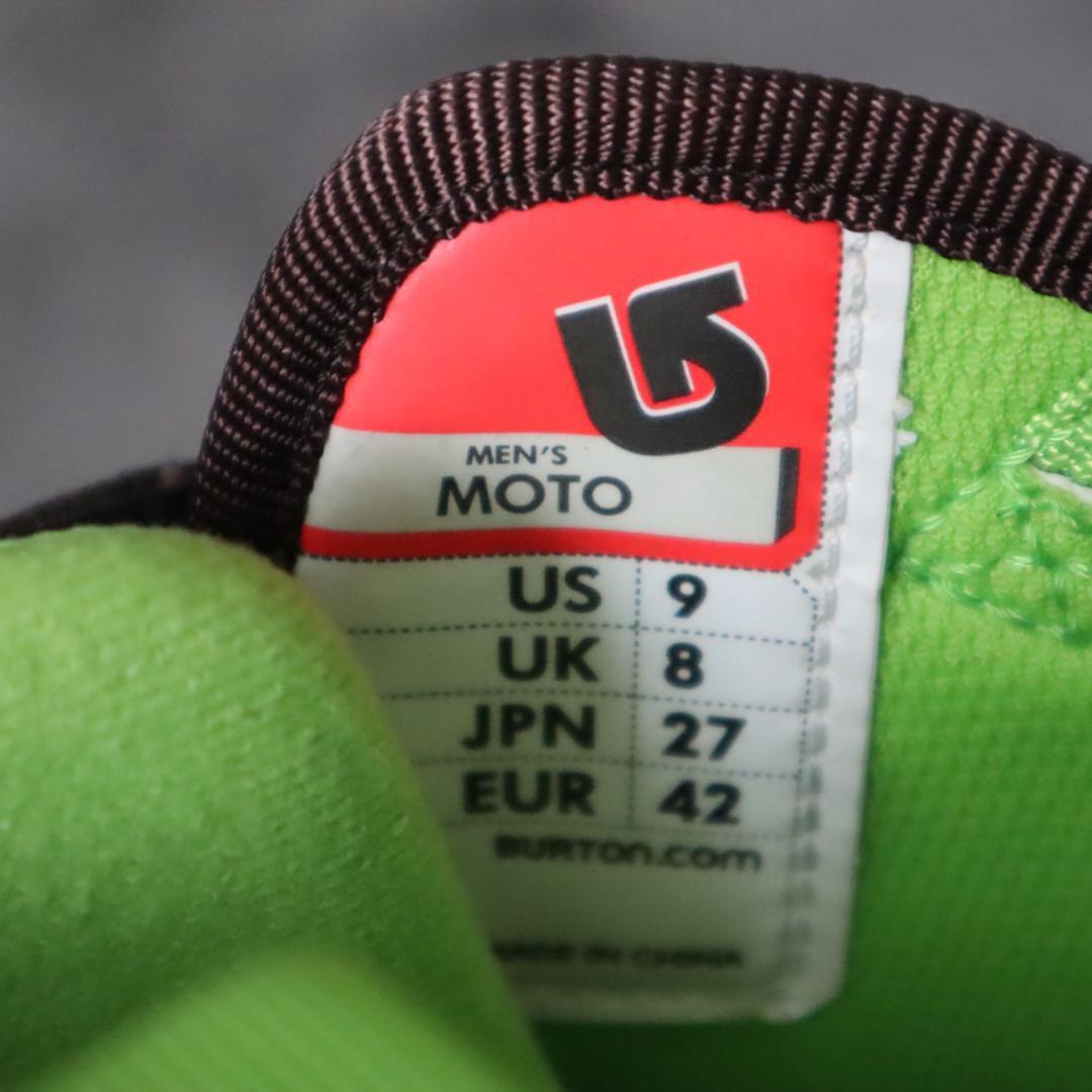 美品】Burton バートン スノーボードブーツ MOTO モト 27 0cm 美品】Burton バートン スノーボードブーツ MOTO モト 27 0cm