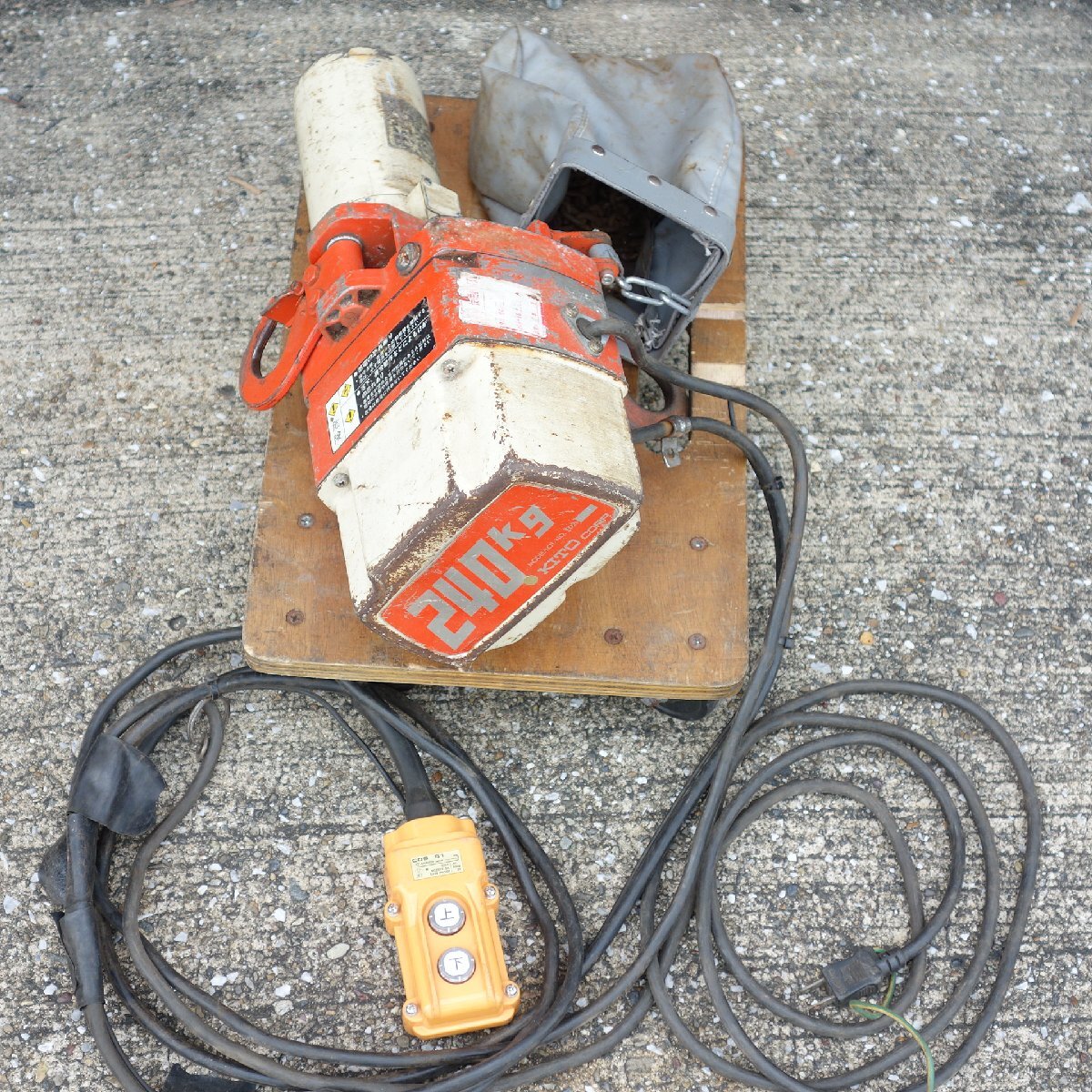 Yahoo!オークション - KITO キトーセレクト 電動チェーンブロック ED2...