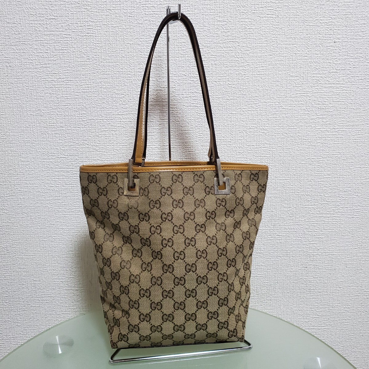 Yahoo!オークション - GUCCI グッチ トートバッグ GG柄 総柄 GGキャン...