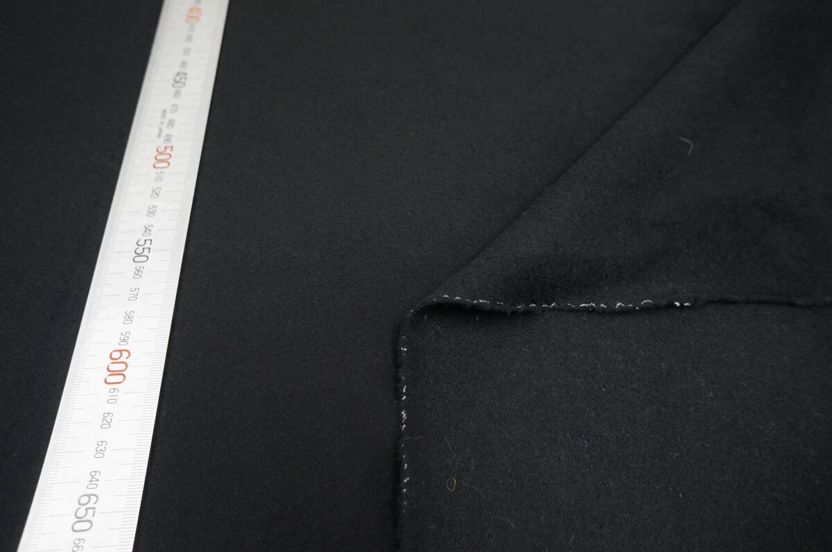 Yahoo!オークション - NO93-3.6 カシミヤウール生地 黒 3．6m