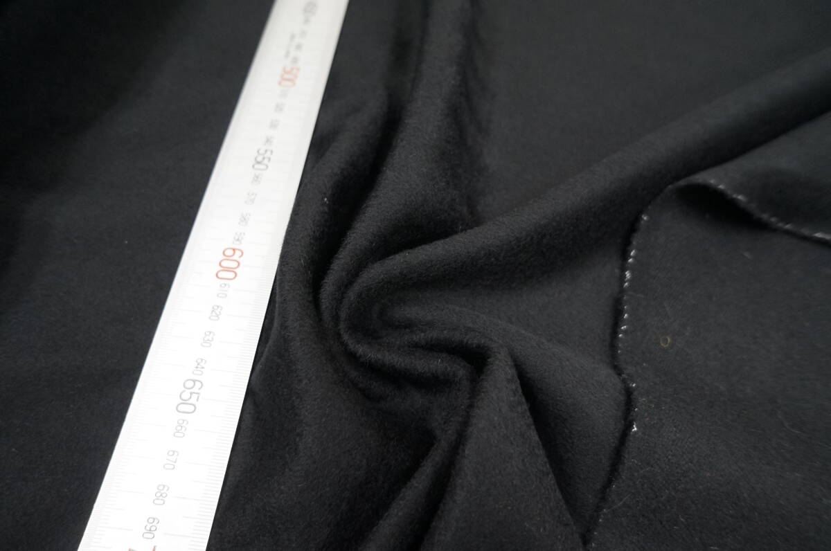 Yahoo!オークション - NO93-3.6 カシミヤウール生地 黒 3．6m