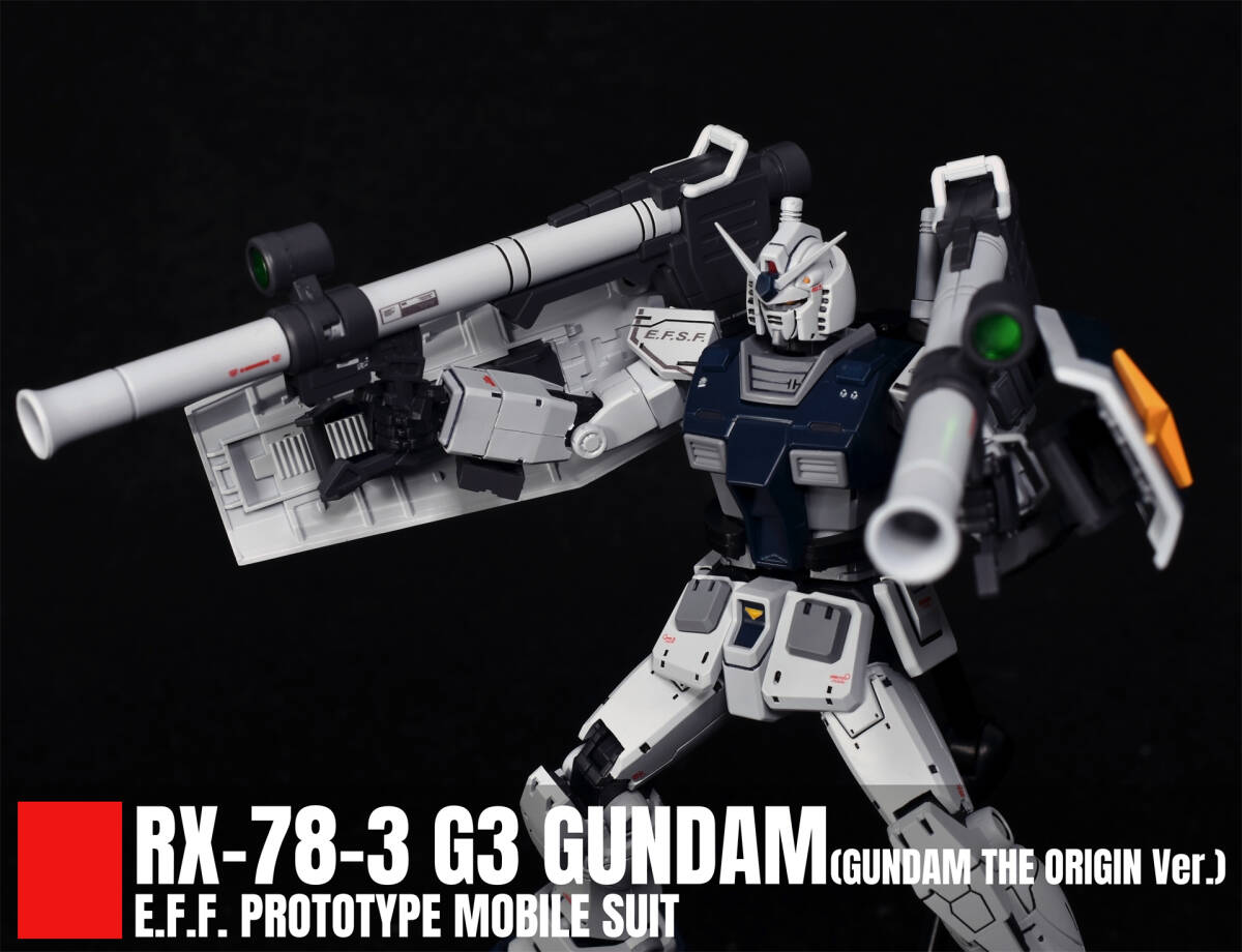 日本代購代標第一品牌【樂淘letao】－【HG 1/144 RX-78-3 G-3ガンダム Gundam G3 GTO Ver. 塗装完成品 機動戦士ガンダム THE ORIGIN】073-80