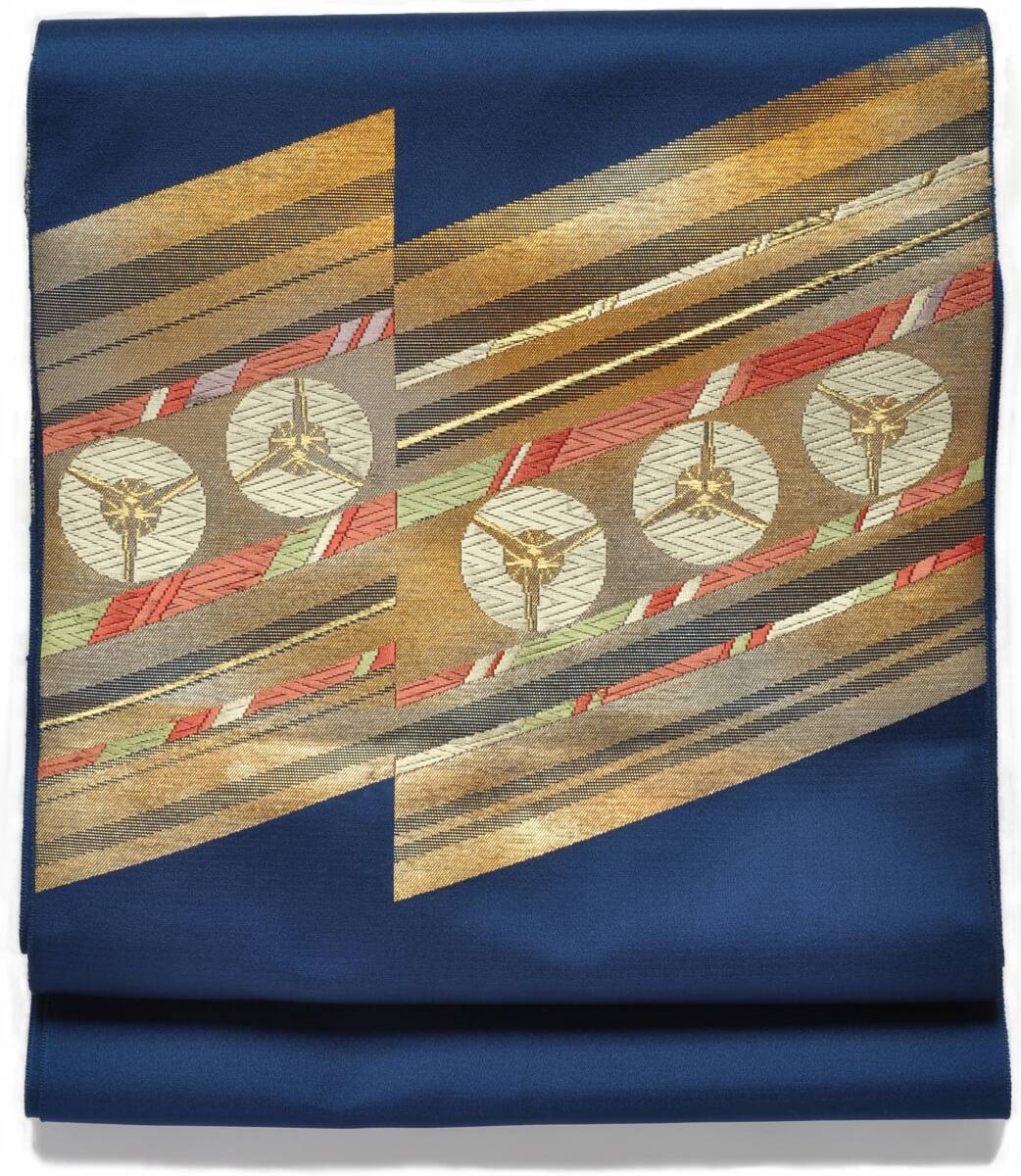 Yahoo!オークション - 袋帯 紺系