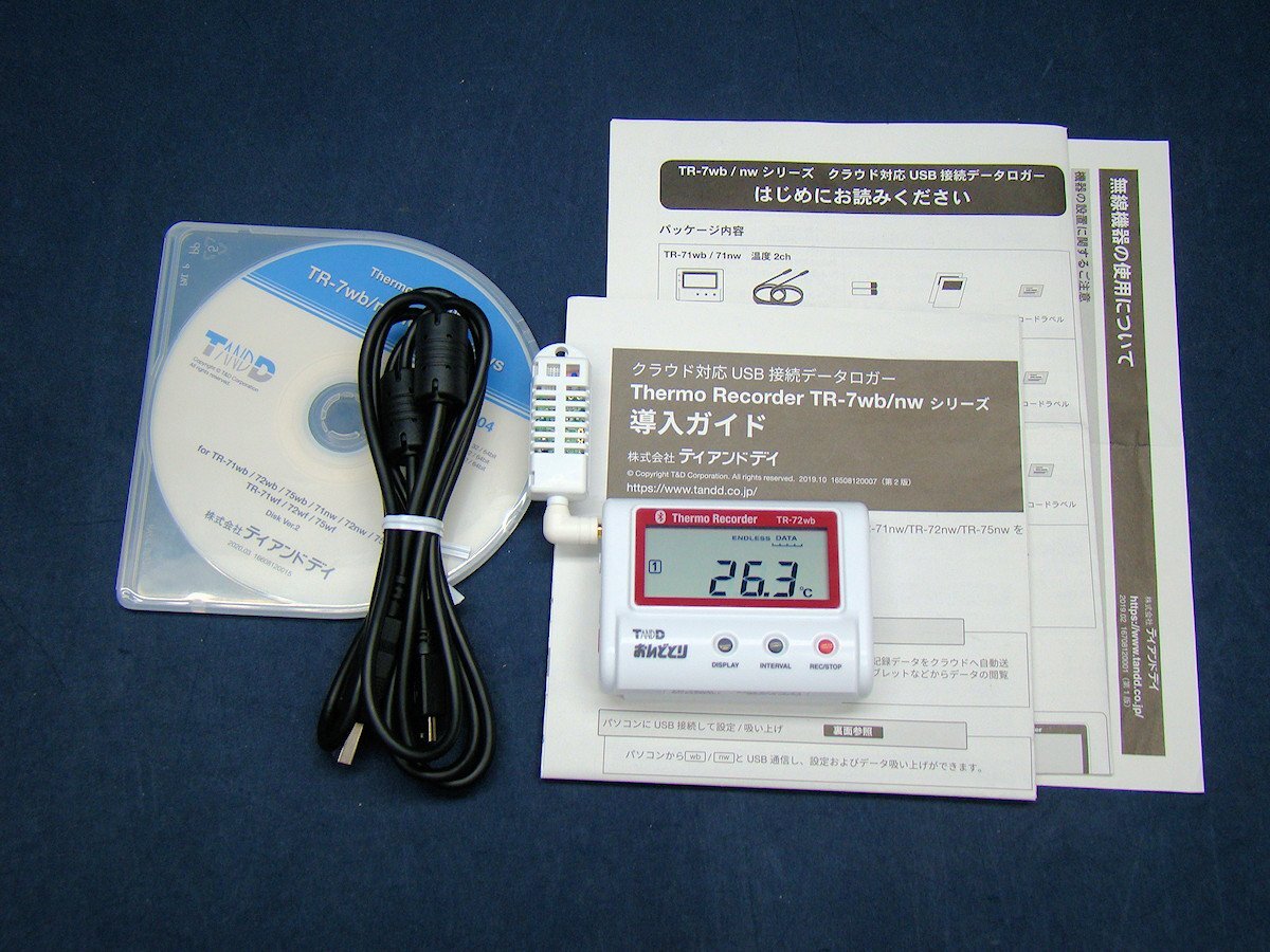 Yahoo!オークション - TANDD T&D TR-72wb おんどとり USB接続データロ...