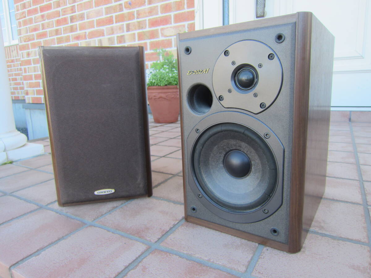 Yahoo!オークション - ONKYO スピーカー D-202AⅡ 16cm 2way 高域35KHz...