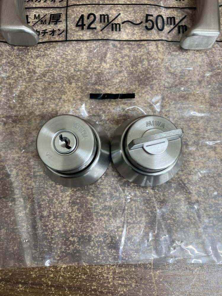 Yahoo!オークション - 002 未使用品 MIWA 美和ロック シリンダー錠 U9S...