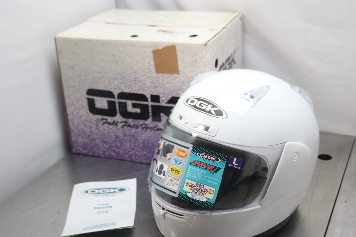 Yahoo!オークション - OGKヘルメット FF-R2 ホワイト サイズL 箱あり ...