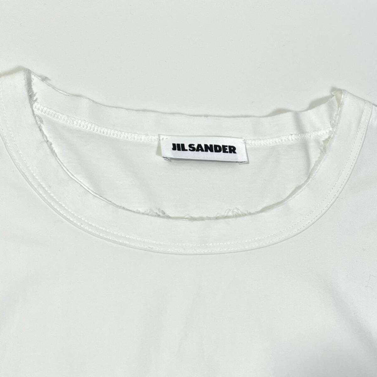 JIL SANDER ジルサンダー コットン 異素材 切り替え カットソー JIL SANDER ジルサンダー コットン 異素材 切り替え カットソー