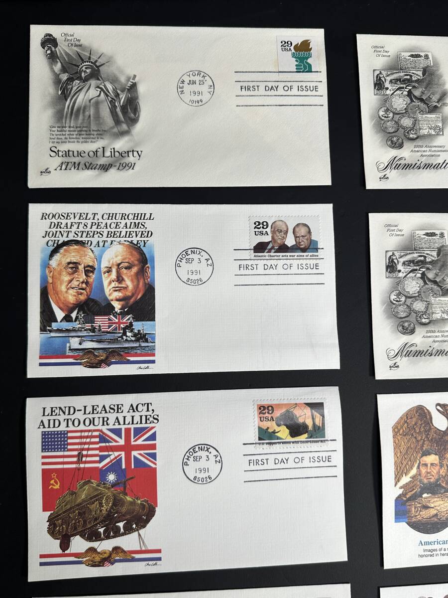 Yahoo!オークション - コレクター必見 使用済 消印付 額面 アメリカ合...