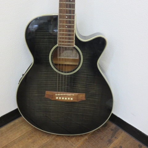 Yahoo!オークション - C341 IBANEZ/アイバニーズ エレアコ AEG450TK ジ...