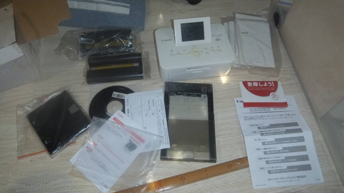 R060808 断捨離 CANON SELPHY セルフィー CP900 コンパクトプリンター ACコード無 インク1本有 動作未確認 ジャンク(フォトプリンタ)｜売買されたオークション情報 ...