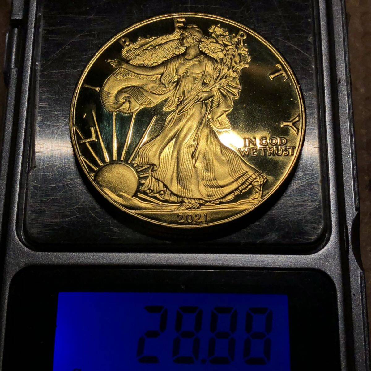 Yahoo!オークション - 金貨 古銭 アメリカ 約28.88g ウォーキング自由...