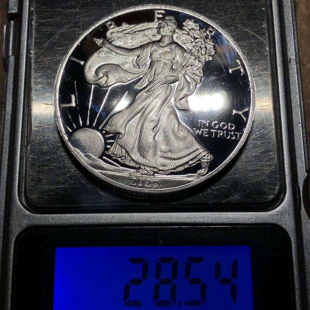 Yahoo!オークション - 銀貨 古銭 アメリカ 約28.54g ウォーキング自由...