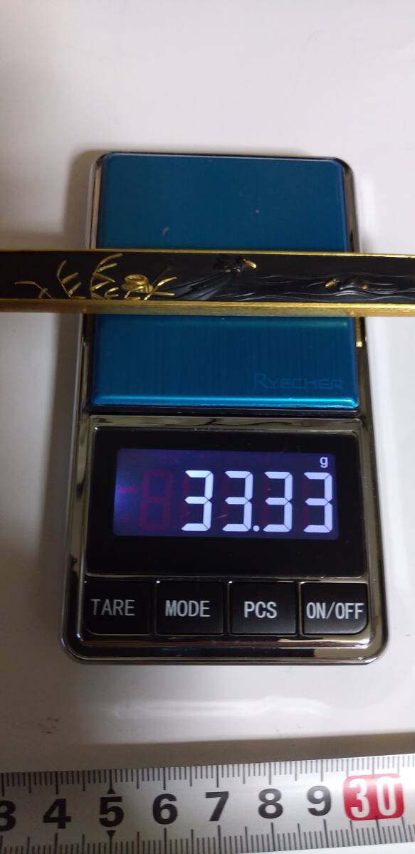 Yahoo!オークション - 刀装具 小柄 松雨斎元親花押 金工 9.68×1.44×0...