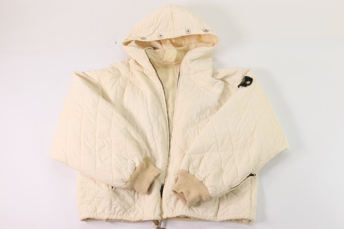 STONE ISLAND ストーンアイランド キルティング ジャケット サイズ M COTTON 混 ファスナー開閉 アイボリー 系 メンズ 8728-NA(Mサイズ)｜売買されたオークション ...