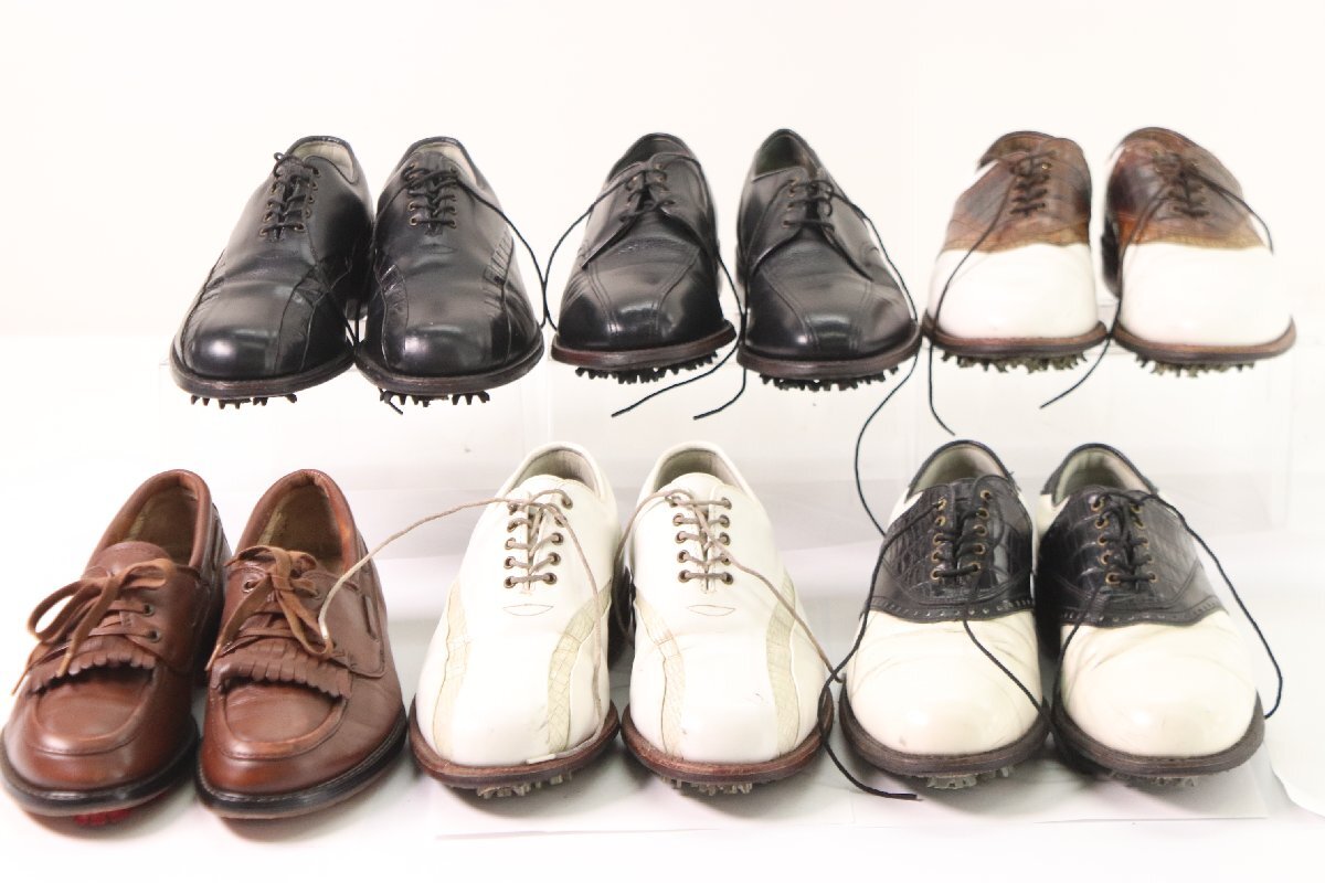 まとめ売り FootJoy フットジョイ FJ サイズ 25EEE 等 スパイク ゴルフシューズ シューズ メンズ 白 ホワイト ブラウン 系 8755-RK(メンズシューズ)｜売買された ...