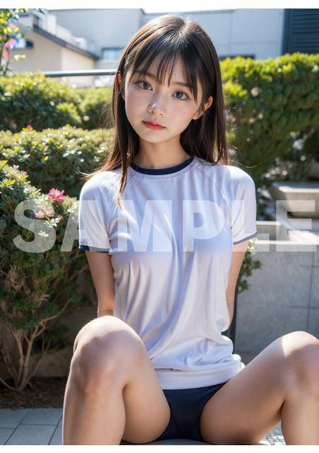 Yahoo!オークション - z76 ブルマ 体操服 コスプレ A4ポスター 高画質 ...