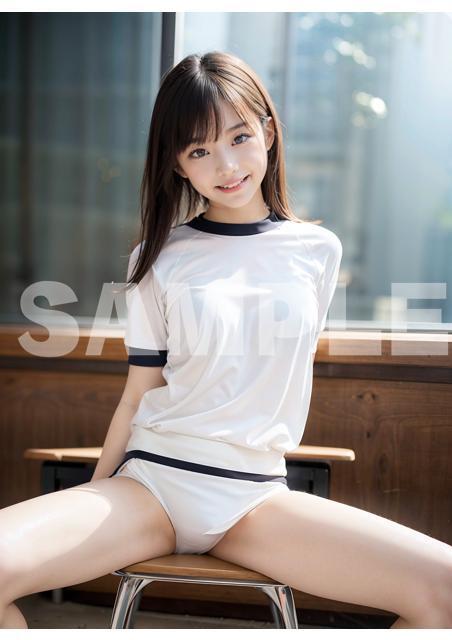 Yahoo!オークション - z83 ブルマ 体操服 コスプレ A4ポスター 高画質 ...